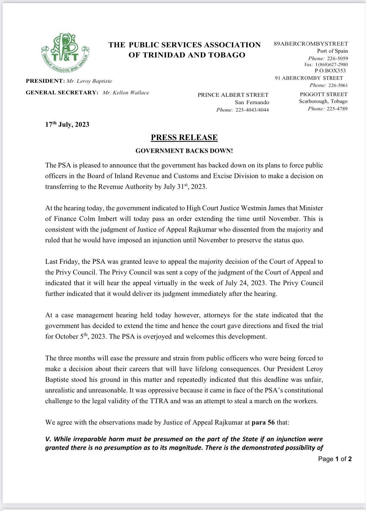 Home - Public Services Association PSA is the largest and most ...